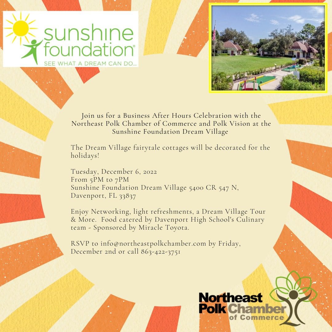 Business After Hours - Sunshine Foundation